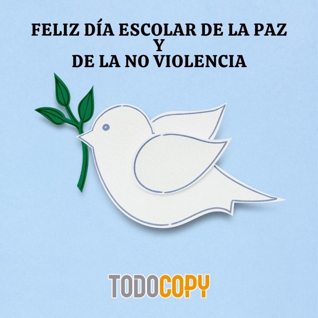 Manualidad Paloma de la Paz - Todocopy